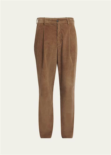 Moncler Mens Corduroy Straight Leg Trousers Bergdorf Goodman