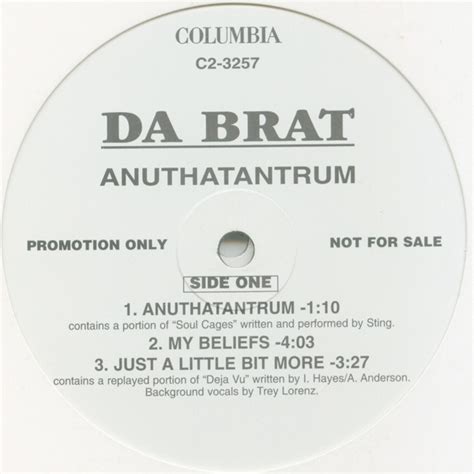 Da Brat Anuthatantrum 1996 Vinyl Discogs