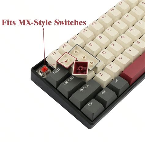 Teclas Para Teclado Mecánico De Sets Set De Teclas Doble Disparo Pbt