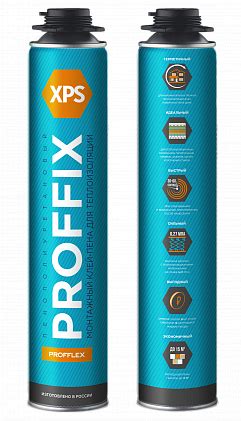 Клей-пена PROFFIX XPS для пенополистирола 850мл купить от Строй Сервис Плюс