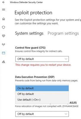 Configure Windows Defender Exploit Guard WDEG In Windows 11