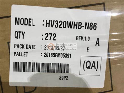 BOE HV320WHB-N86 Overview - Panelook.com