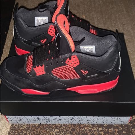 Jordan Shoes Jordan 4s Red Thunders Poshmark