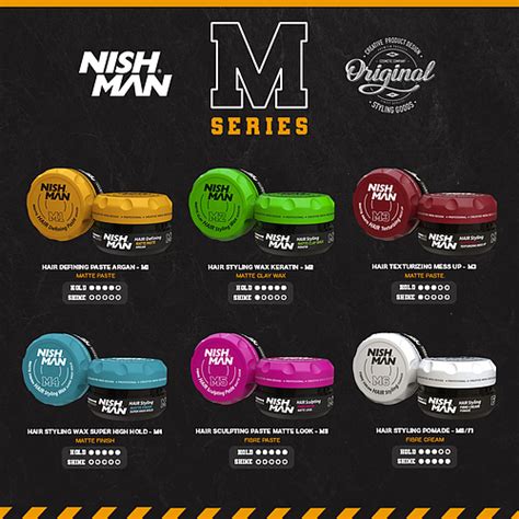 Nish Man Hair Texturizing Mess Up M3 100ml