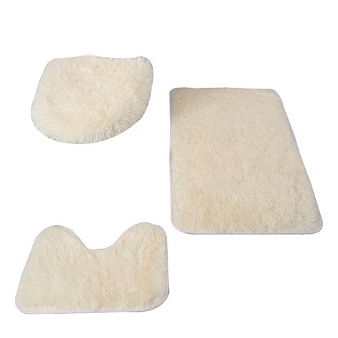 Penkiiy Ultra Soft Bathroom Rug Set 3 Piece Includes Water Absorbent