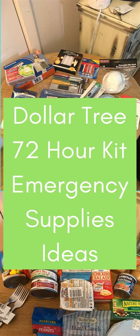 Dollar Tree 72 Hour Emergency Kit Ideas Emergency Preparedness Kit