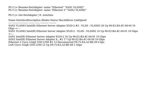 Rename Vlan Nic Instances For Easier Identification Iscsi Implementation Guide For Dell Emc