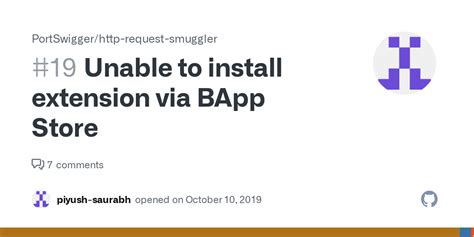 unable to install extension via bapp store · issue 19 · portswigger