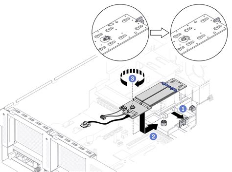 Install The M 2 Backplane Thinksystem Sr670 V2 Lenovo Docs