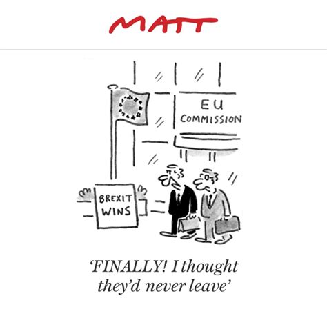 Matt Cartoon Eu Referendum Matts Best Brexit Cartoons News