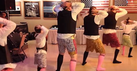 Groomsmens Hilarious Dance Number Lights Up Wedding