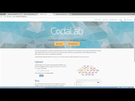 Codalab Worksheets Codalab Worksheets