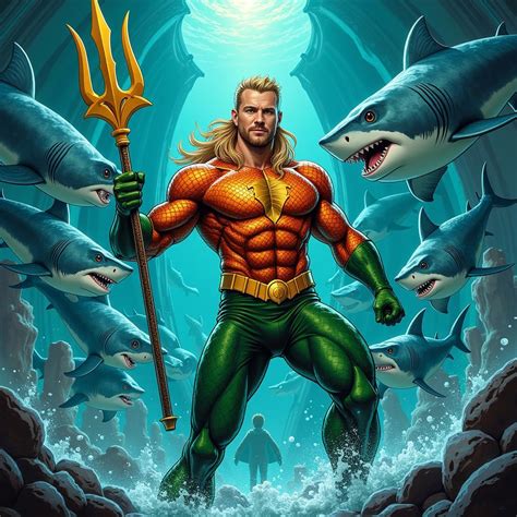 Dive Into Aquaman Art Exploring The Depths Of Oceanic Creativity