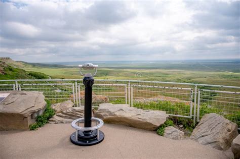 Views At Head Smashed In Buffalo Jump Stock Image Image Of Heritage