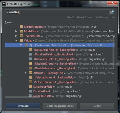 C Viewbag Property Set But Not Accessible Stack Overflow