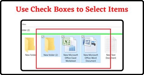 How To Use Check Box To Select Files And Folders In Windows