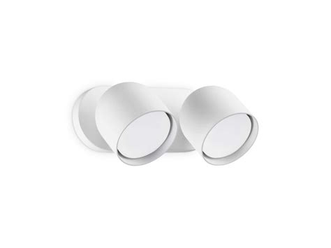 Ideal Lux Dodo Spot De Plafond Double à 2 Lumières Blanc Conforama