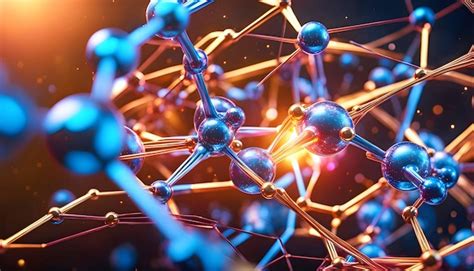 Premium Photo 3d Rendering Of Molecular Compounds Scientific And