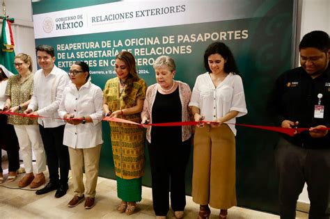 La Canciller Alicia Bárcena Inauguró La Nueva Oficina De Pasaportes En