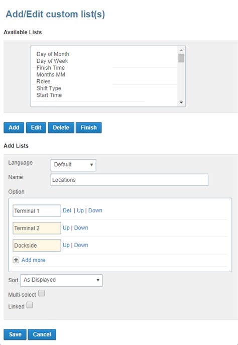 Create Edit And Use A Custom List