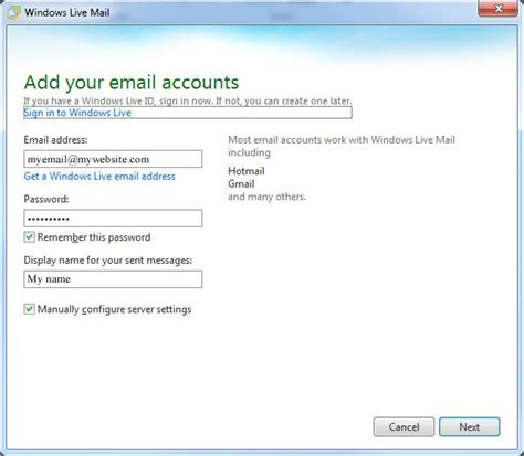Windows Live Mail Windows 7 Or 8