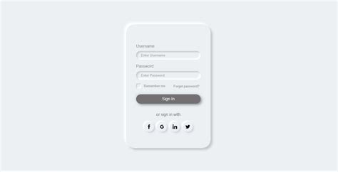 Github Wavefirecoding Neomorphic Login Form Login Form Based On Neomorphism Concept