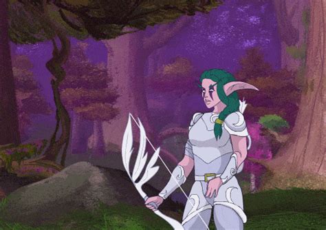 A Night Elf Sentinel Animation From World Of Warcraft I Plan To Do