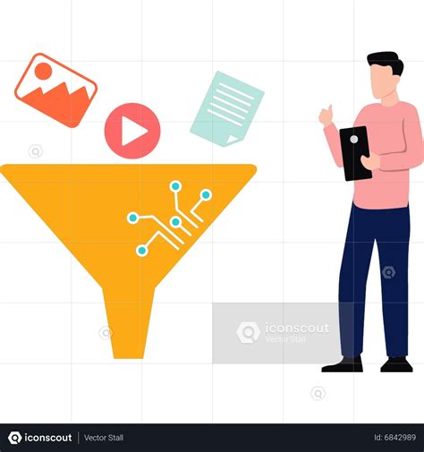 best man filtering data illustration download in png and vector format