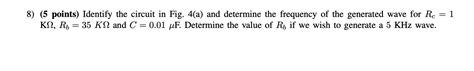 solved 8 5 points identify the circuit in fig 4 a and