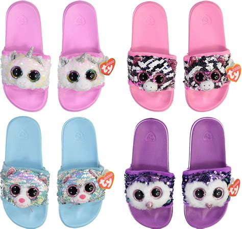 Ty Girls Sequin Slippers 95799 Double Header Usa