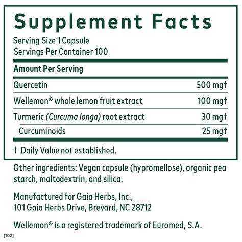 Quercetin Synergy 500 - Alchemy Radiant Health | California Functional ...