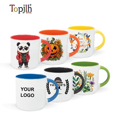 Factory Price Wholesale 380ml Sublimation Ceramic Coffee Mugs
