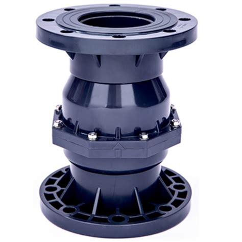 High Quality Full Bore Plastic Double Flange Check Valve PVC Wafer
