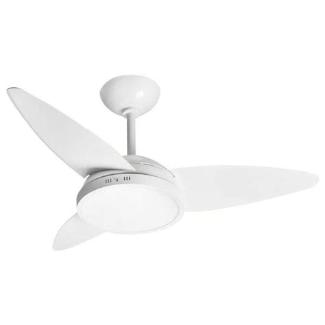 Ventilador Luz Led Kan Branco v Pás Leroy Merlin