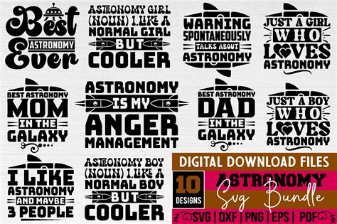 Astronomy Svg Bundle Graphic By Binasvgbundle · Creative Fabrica