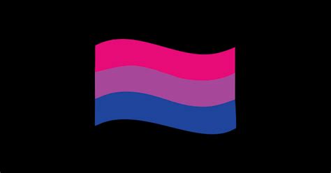 Bisexual Emoji Flag Bisexual Sticker Teepublic