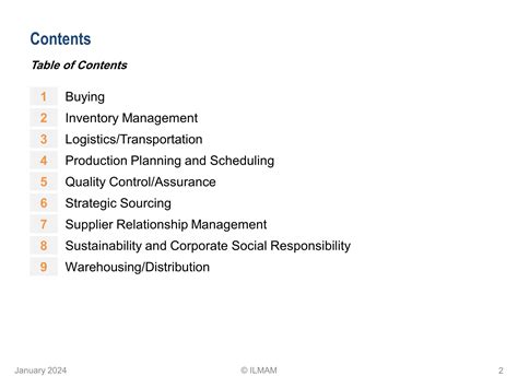 Key Performance Indicators Kpis Supply Chain Functions