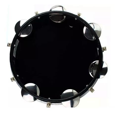 Pandeiro Torelli 10 Polegadas Preto Pele Leitosa Tp301bk American Musical 10 Anos