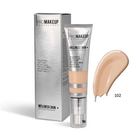 PROMAKEUP laboratory "WELLNESS SKIN" #102 Тональный крем с шелковым ...
