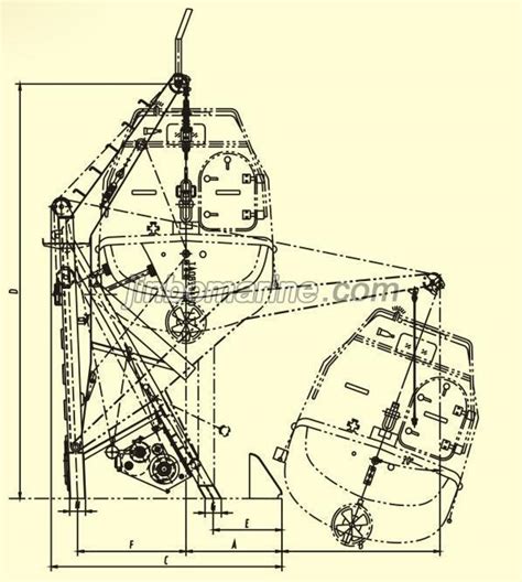Gravity Luffing Arm Type Davit Buy Lifeboat Davit From China