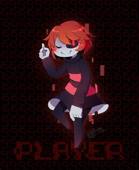 An Anime Girl With Red Hair Sitting On The Floor And Pointing At