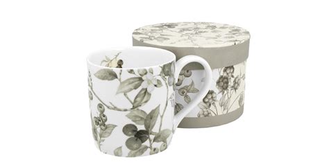 Kubek Porcelanowy Duo 400ml Do Kawy Herbaty Aida Drzewo Owocowe Owoce