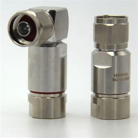 China Maniron Supply N Male Straight Rf Coaxial Connector For 1 2 Coaxial Cable Maniron Supply N