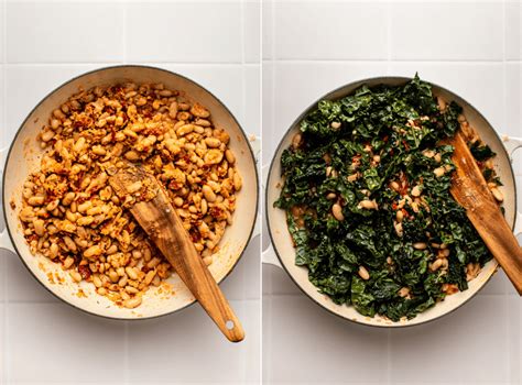 Braised White Beans And Greens From My Bowl