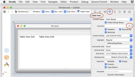 Futurebasic Working With Nibs Multicolumn Tableview