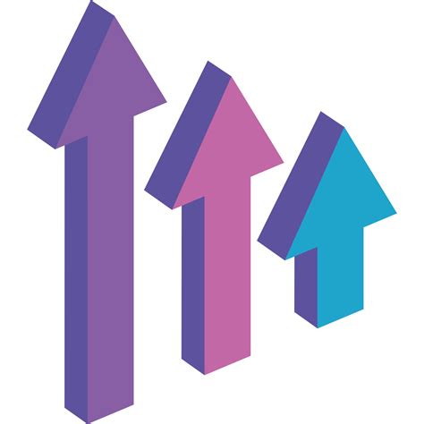 Statistics Arrows Up Infographic 24089954 Png