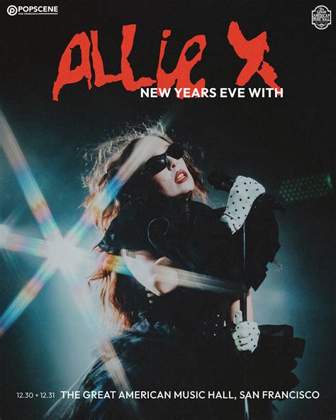 Buy Tickets To Allie X In San Francisco On December 31 2024