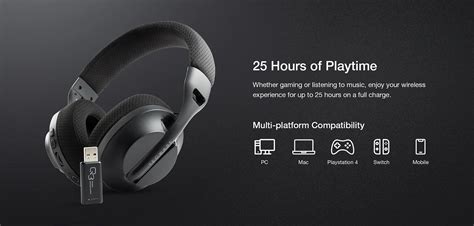 Tecware Q3 Wireless Gaming Headset With Mic Black Shopee Malaysia