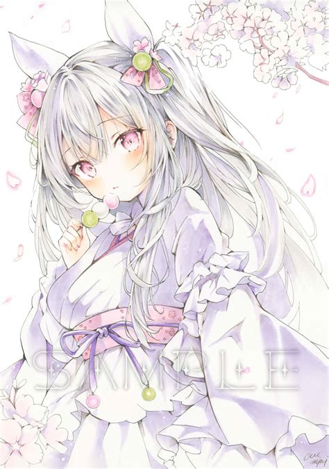 Yahooオークション Sakura 創作 原画 オリジナル 手描きイラスト