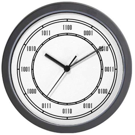 binary wall clock wall clock clock wall